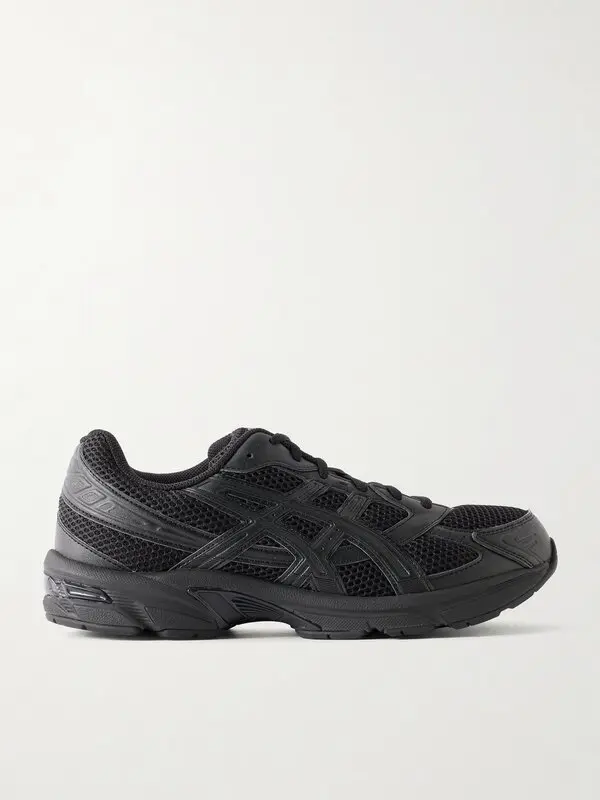 Comme Des Garçons Asics Gel-1130 Cdg Sp Rubber-trimmed Mesh Sneakers - Black