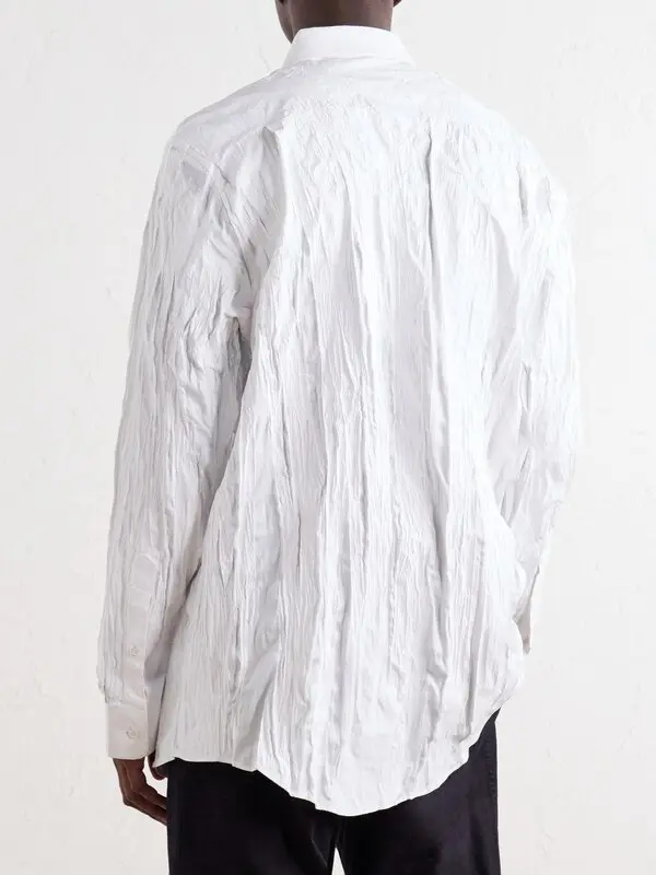 MAISON MARGIELA Bianchetto-printed Satin Shirt