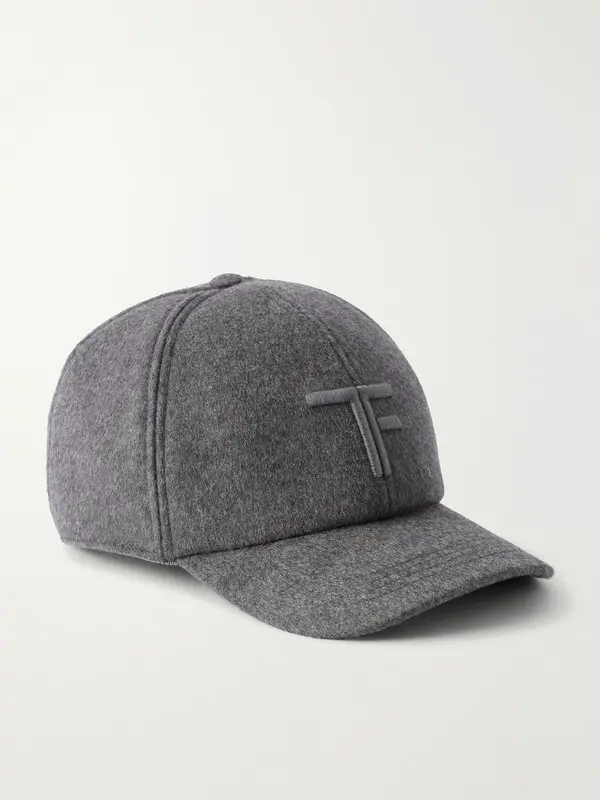 TOM FORD Logo-embroidered Cashmere Cap