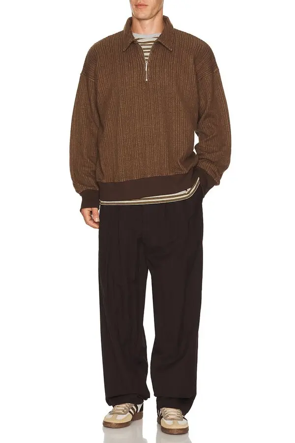 SONG FOR THE MUTE Classic Collar Zip Pullover