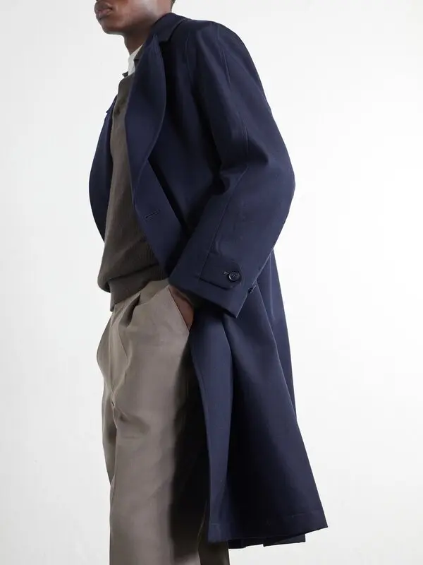Paul Smith Double-breasted Wool-twill Coat