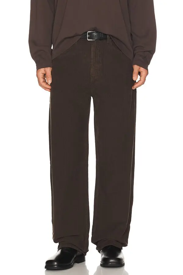 FRAME Baggy Corduroy Jean In Brown