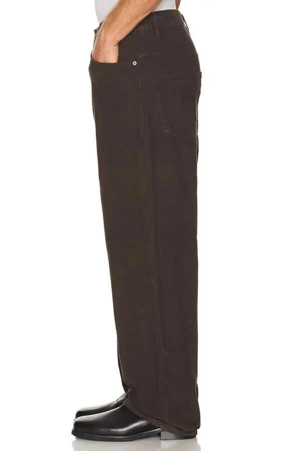 FRAME Baggy Corduroy Jean In Brown