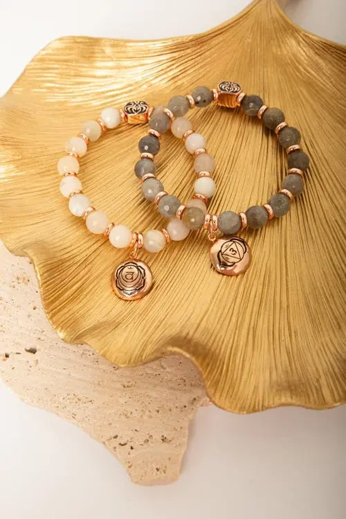 SEVEN SAINTS Brow Chakra Activation Labradorite - Gold