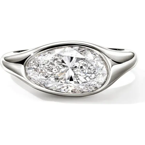 John Hardy Jh Lovestruck Sterling Lab Grown Diamond Ring - Silver