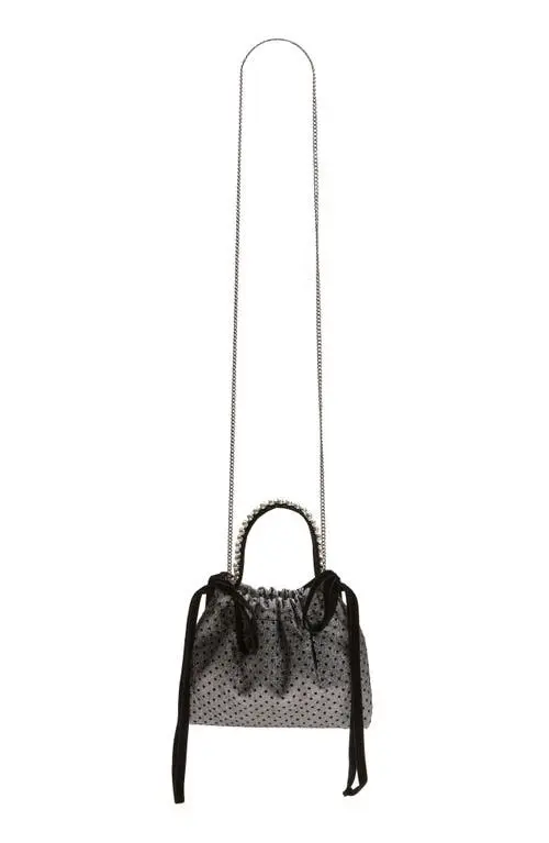 JIMMY CHOO Mini Drawstring Top-handle Bag