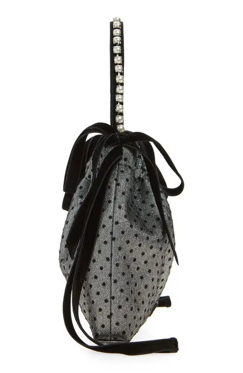 JIMMY CHOO Mini Drawstring Top-handle Bag