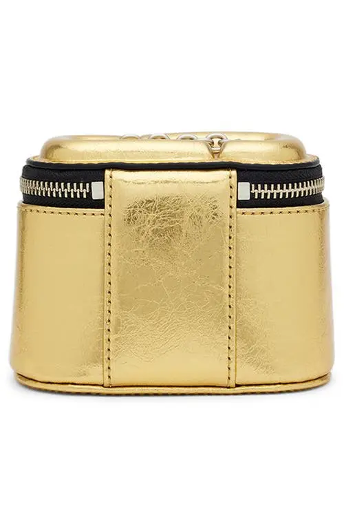 Marc Jacobs Babe Metallic Leather Mini Vanity Bag