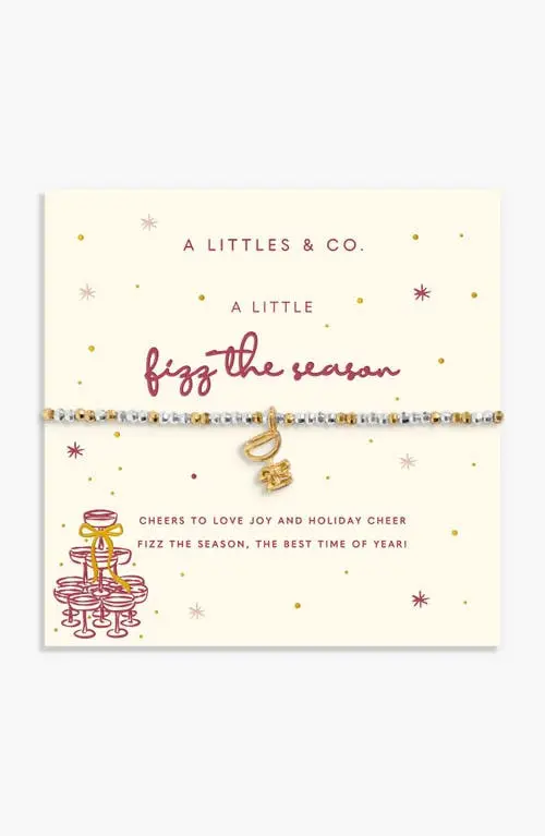 A LITTLES & CO Christmas Little Stories 'fizz The Season' Bracelet - Mixed