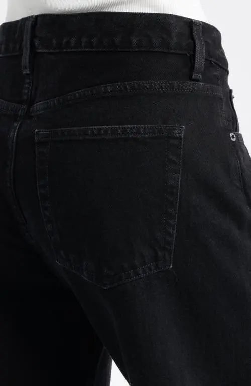 FRAME The Cuffed Low Bow Barrel Jeans