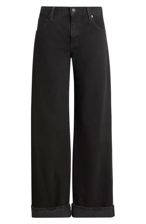 FRAME The Cuffed Low Bow Barrel Jeans