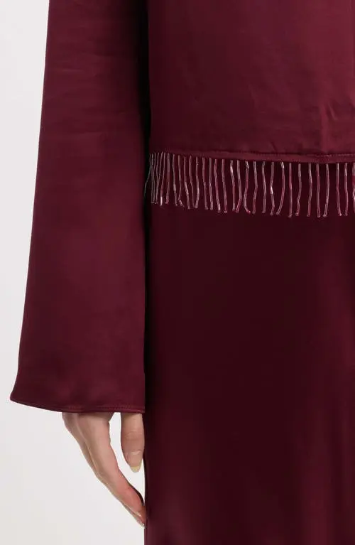 Hill House Home The Eliza Fringe Satin Top