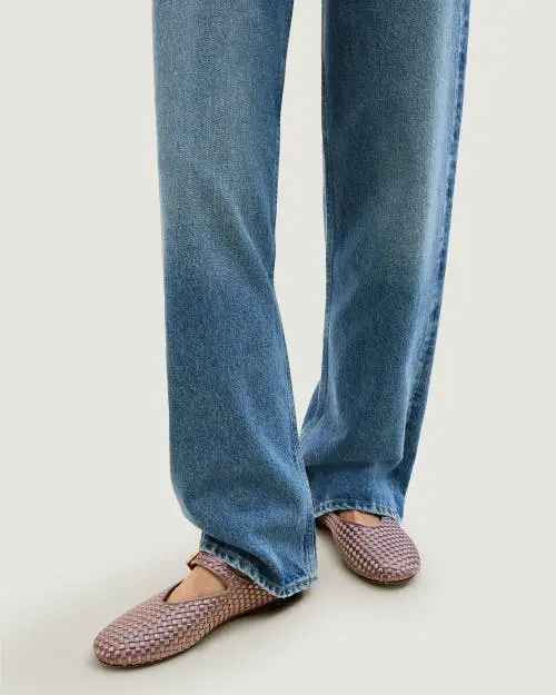 NAGHEDI Marais Mary Jane Flats Satin - Lavender