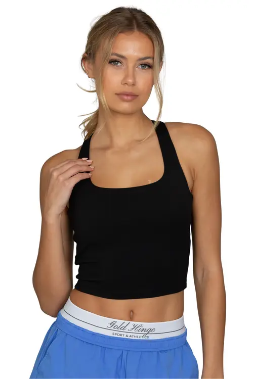 GOLD HINGE Criss Cross Back Yoga Tank