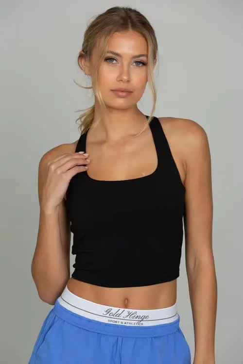 GOLD HINGE Criss Cross Back Yoga Tank