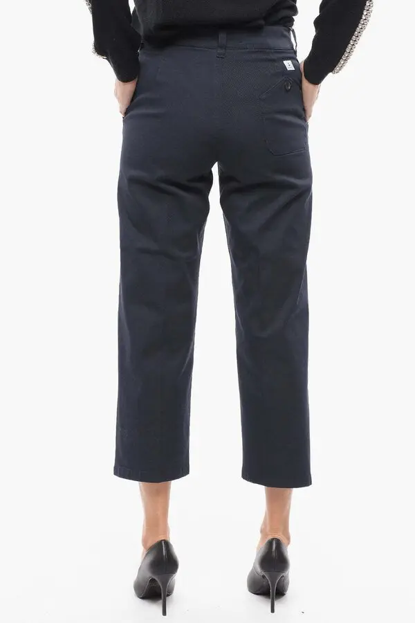 DEPARTMENT 5 Cropped Trousers With Belt Loops