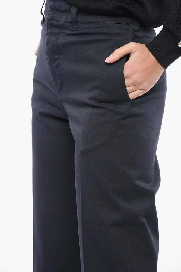 DEPARTMENT 5 Cropped Trousers With Belt Loops