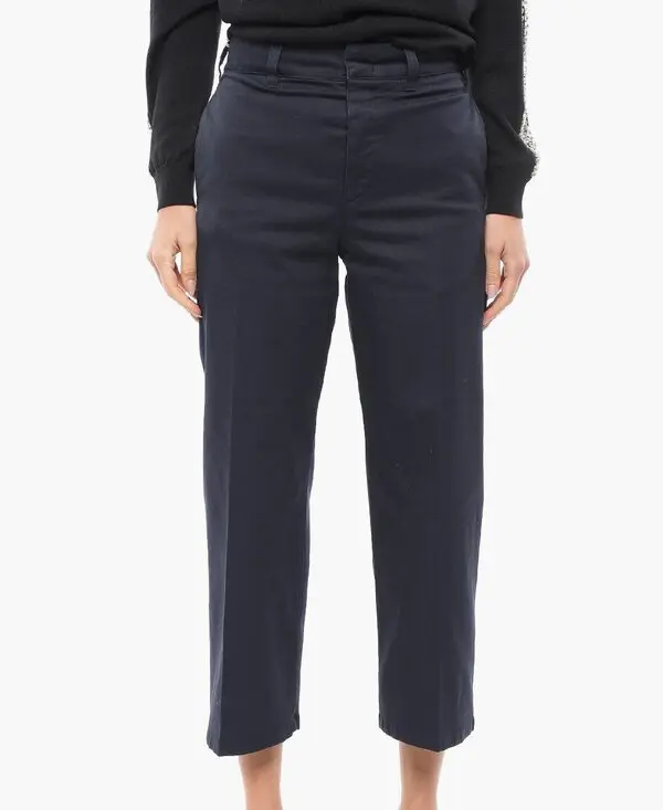 DEPARTMENT 5 Cropped Trousers With Belt Loops