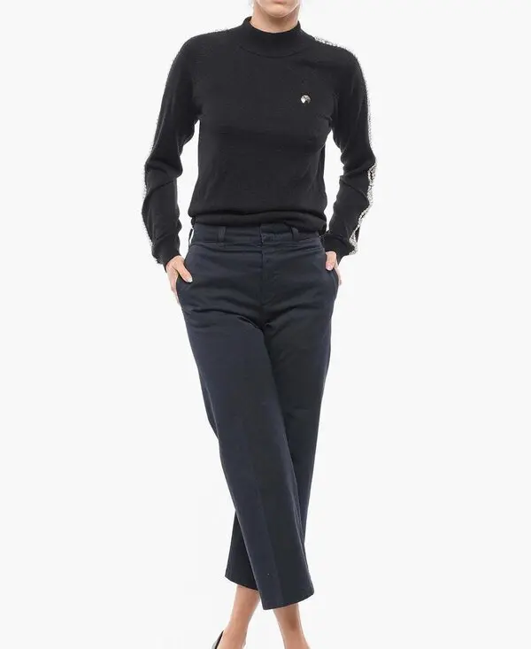 DEPARTMENT 5 Cropped Trousers With Belt Loops