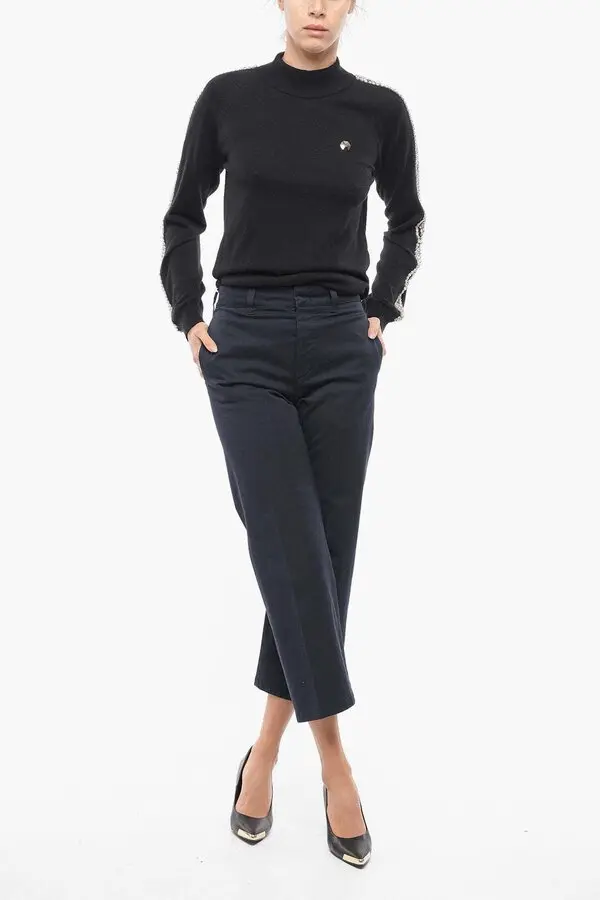 DEPARTMENT 5 Cropped Trousers With Belt Loops