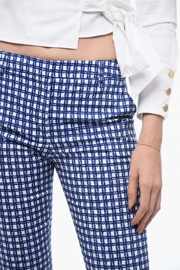 True Royal Checked-pattern Trousers