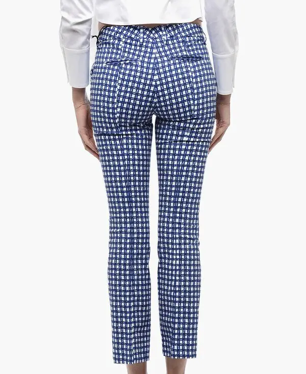 True Royal Checked-pattern Trousers