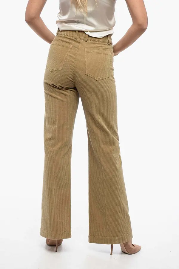 QL2 QUELLEDUE Patch-pocket Corduroy Trousers
