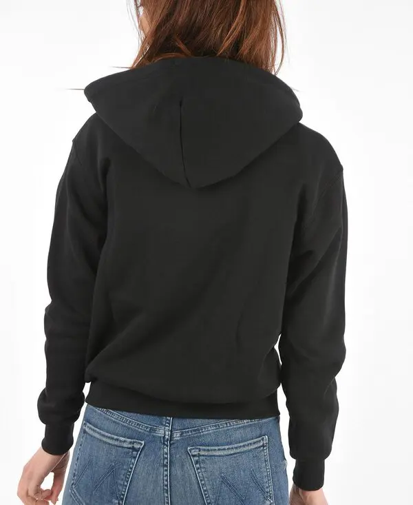 CONVERSE Logo-embroidered Zip-up Hoodie