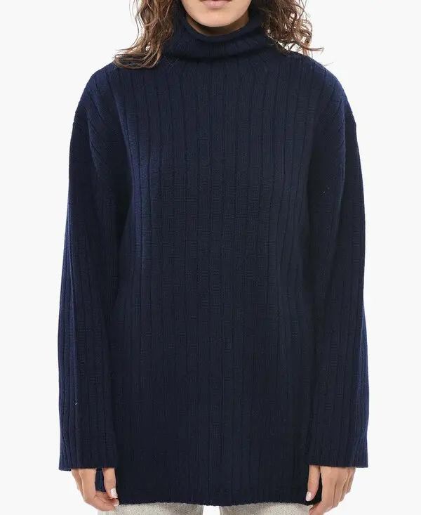 Aspesi Ribbed Turtleneck Sweater