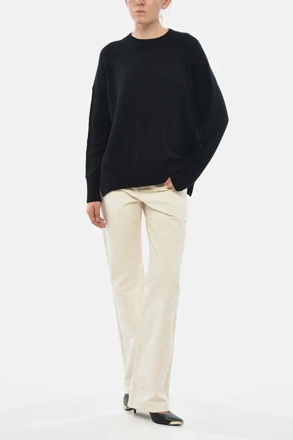 ALLUDE Crewneck Sweater