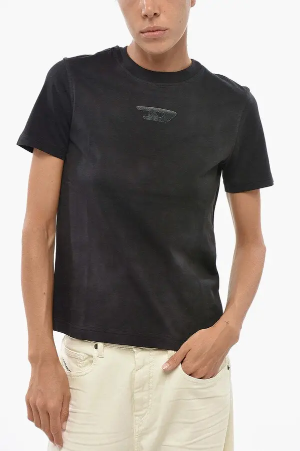 DIESEL® Crewneck T-shirt - Black