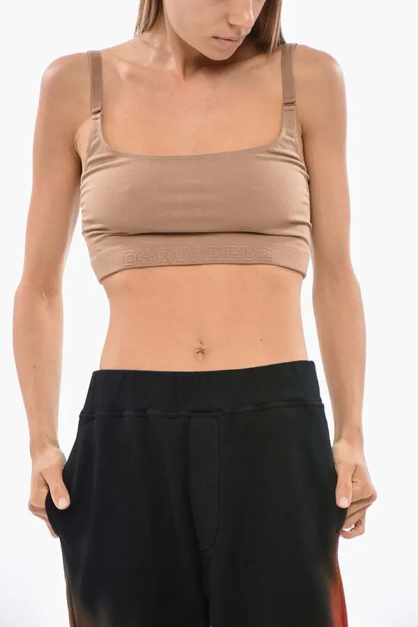 Dsquared2 Logo-underband Sports Bra