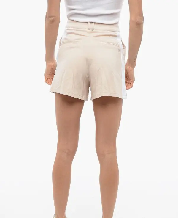 John Richmond Side-stripe Pleated Shorts