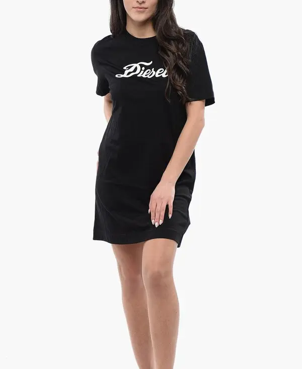 DIESEL® Logo-print Jersey T-shirt Dress