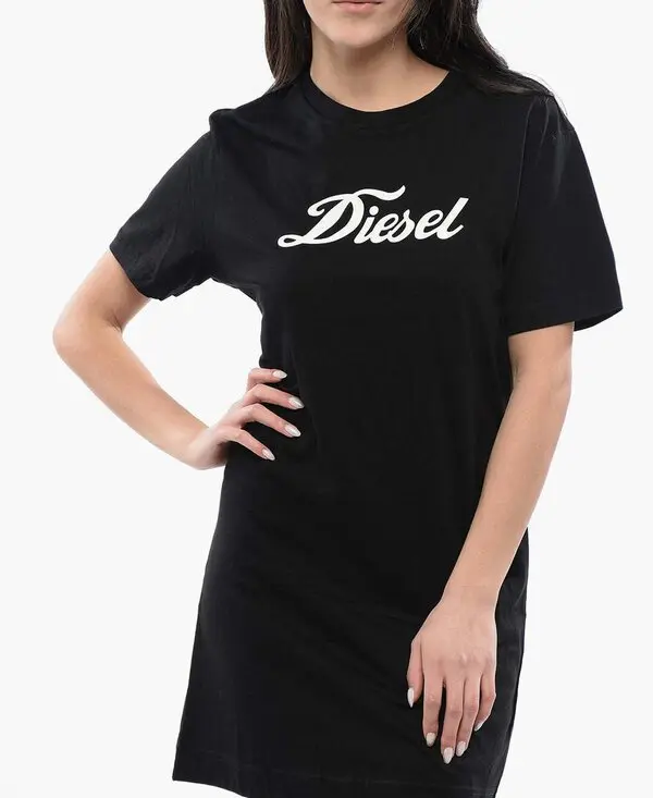 DIESEL® Logo-print Jersey T-shirt Dress