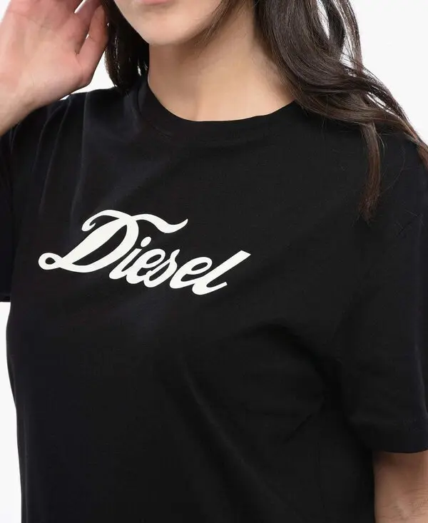 DIESEL® Logo-print Jersey T-shirt Dress