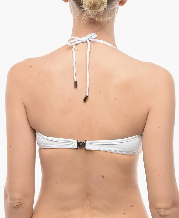 Karl Lagerfeld Logo-print Bikini Top