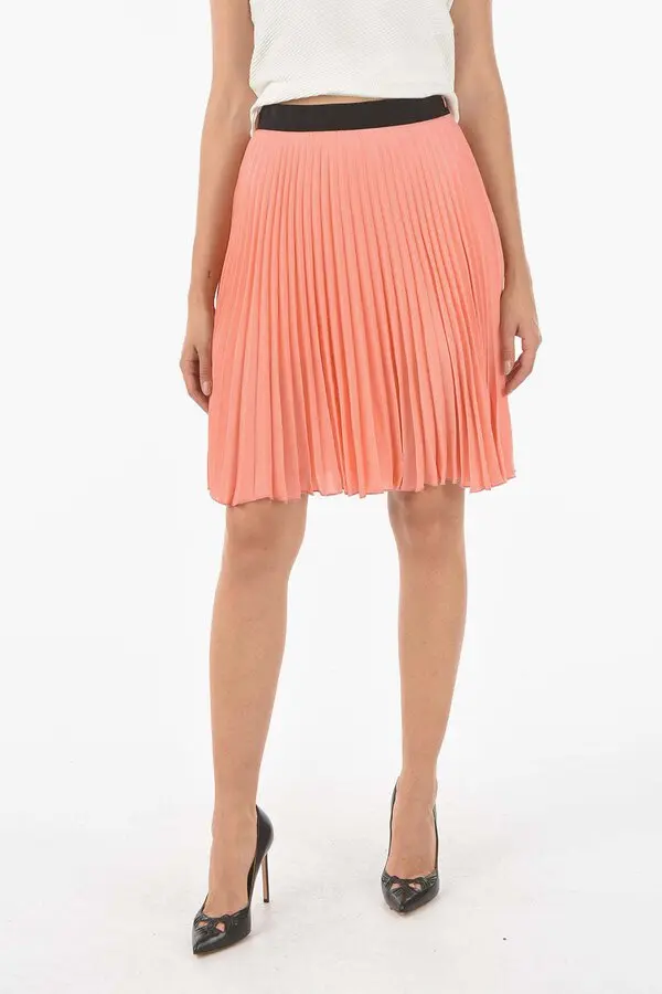Neil Barrett Pleated Skirt With Shorts - Pink