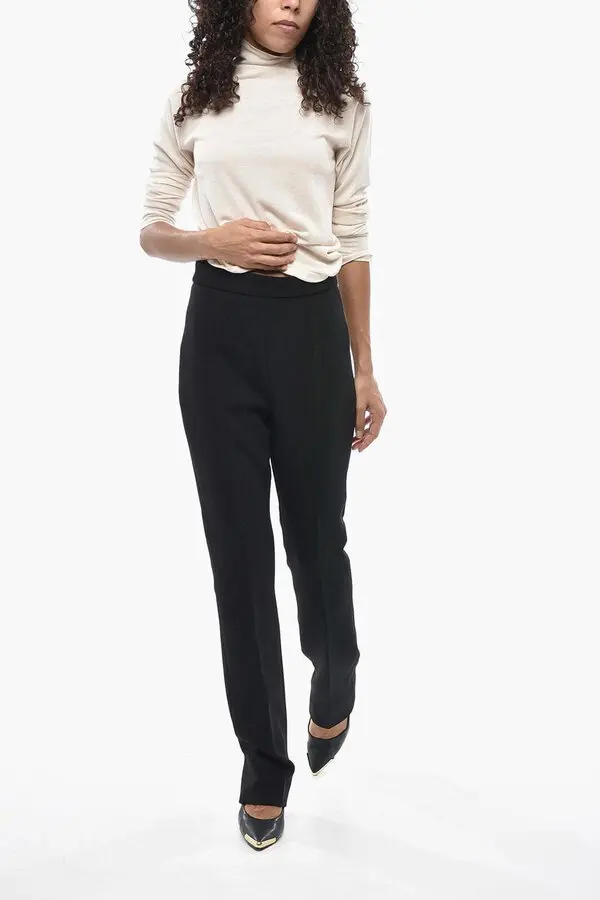 Max Mara Back-zip Trousers