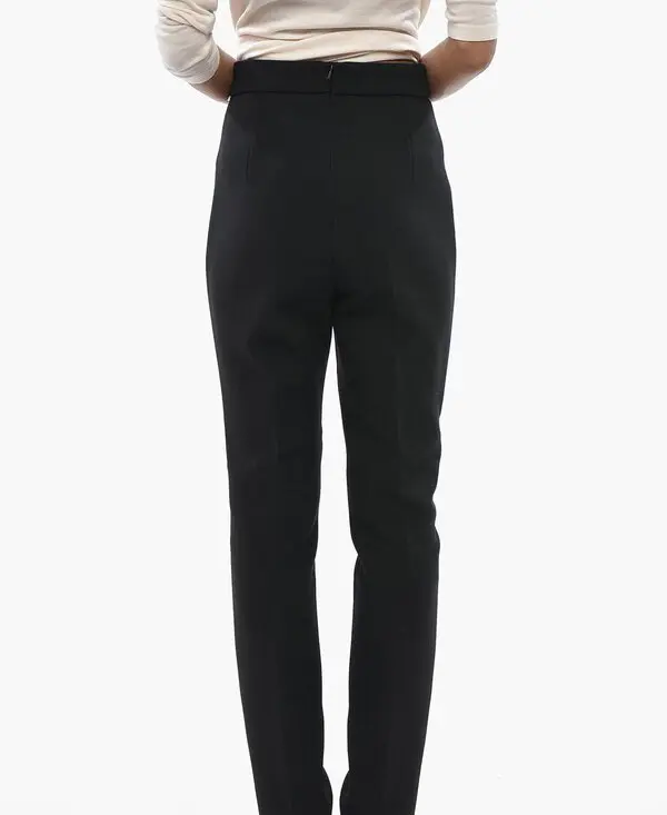 Max Mara Back-zip Trousers