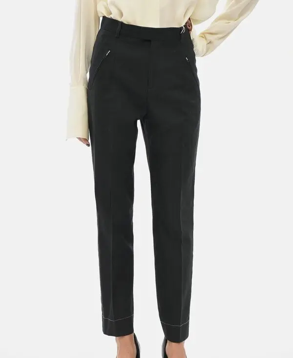 MAISON MARGIELA Straight-leg High-waist Trousers