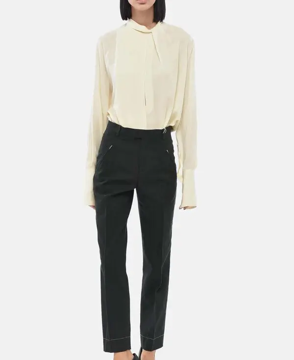 MAISON MARGIELA Straight-leg High-waist Trousers