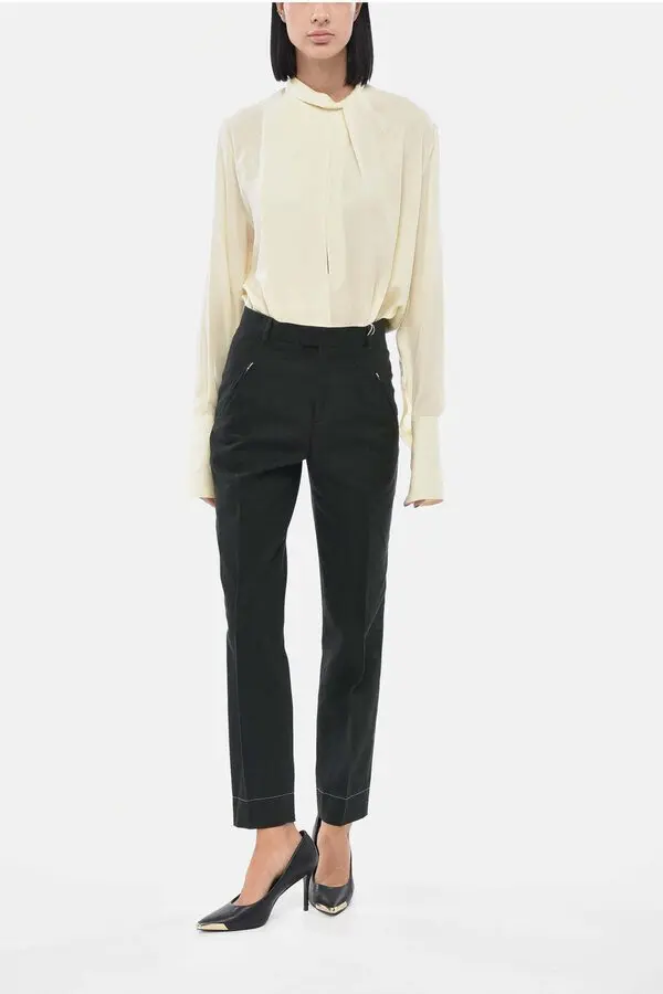 MAISON MARGIELA Straight-leg High-waist Trousers