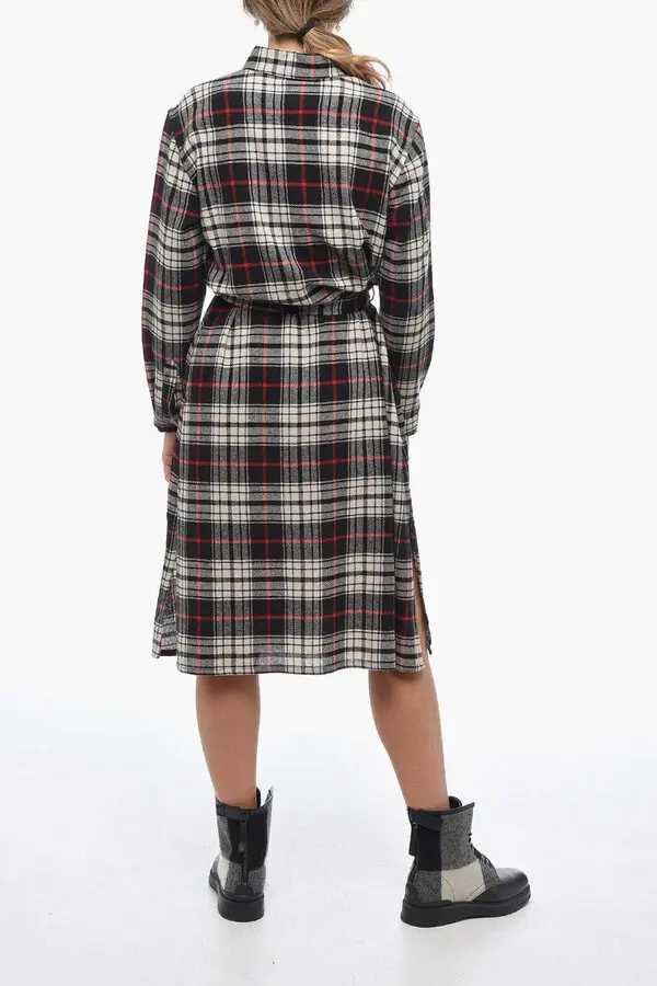 Woolrich Heritage Gauze Belted Shirt Dress