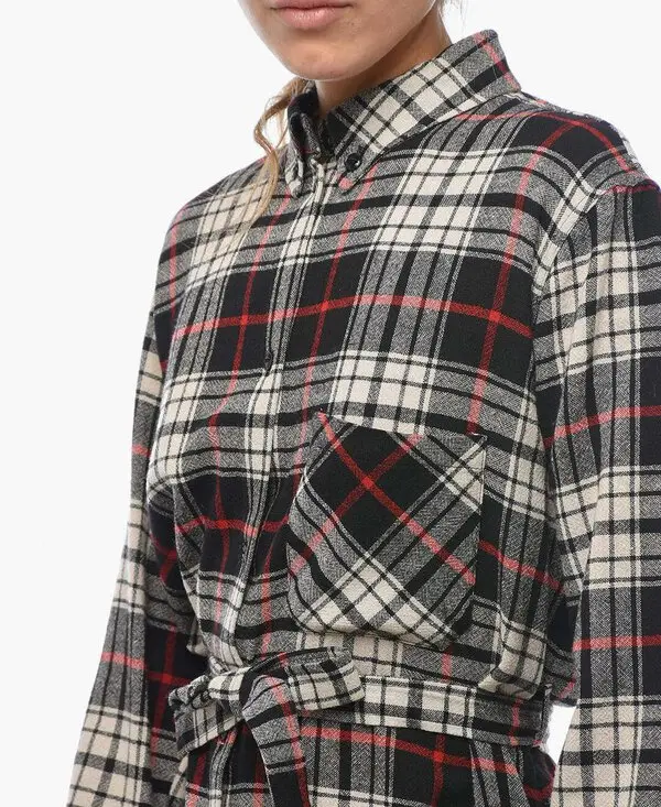 Woolrich Heritage Gauze Belted Shirt Dress
