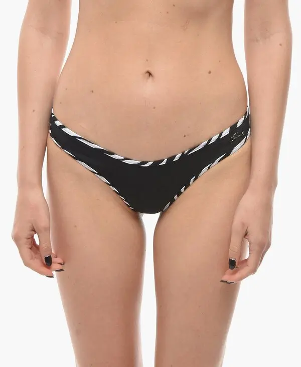 Karl Lagerfeld Bikini Briefs With Animal Print Details