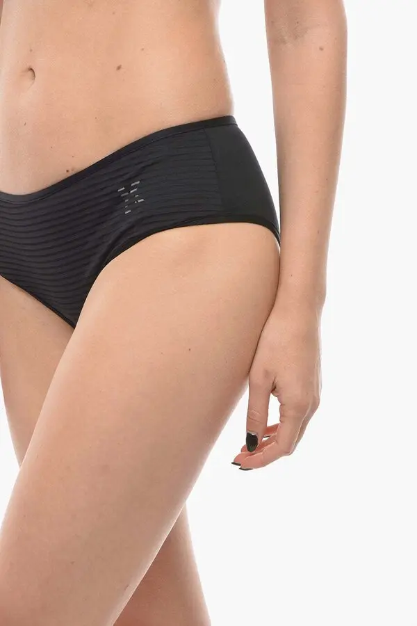 Karl Lagerfeld Bikini Brief With Stripe Detail