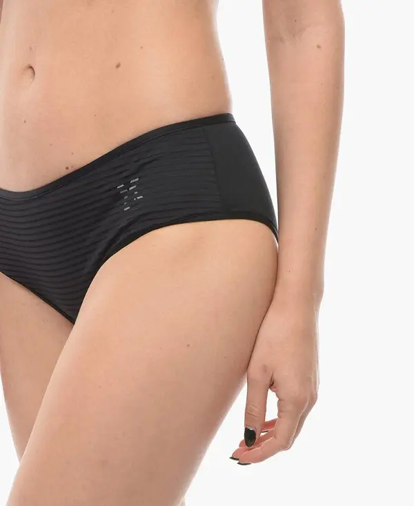 Karl Lagerfeld Bikini Brief With Stripe Detail