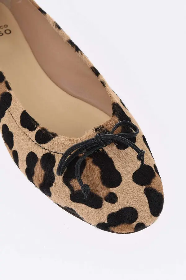 FRANCESCO RUSSO Animal-pattern Ballet Flats