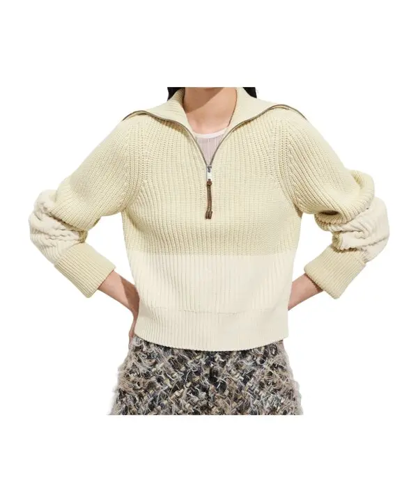 Bottega Veneta Wool And Cashmere Sweater - Nude